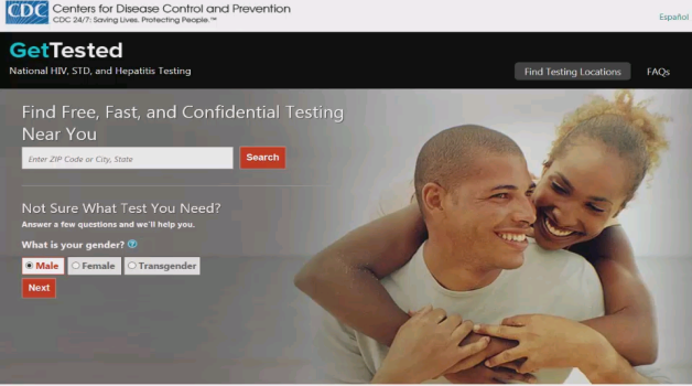 GetTested Website | National Prevention Information Network