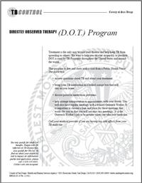 Directly Observed Therapy (DOT) Program | National Prevention ...